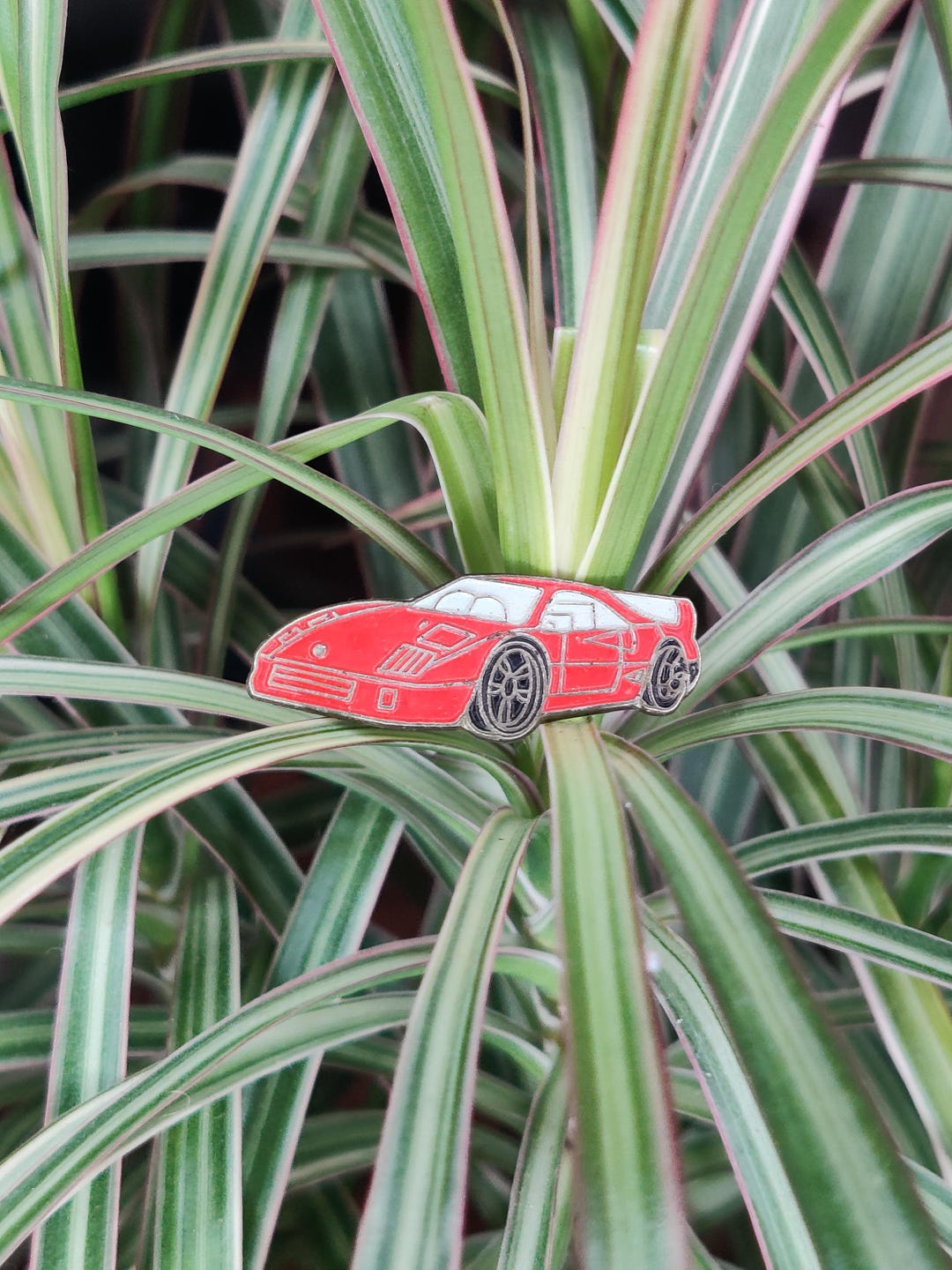 Ferrari F40 Style Vintage Enamel Lapel Pin Badge. - Etsy