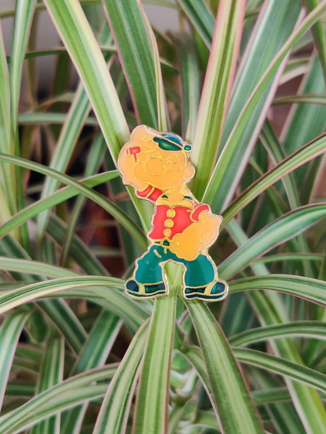 Popeye Vintage Enamel Lapel Pin Badge. - Etsy
