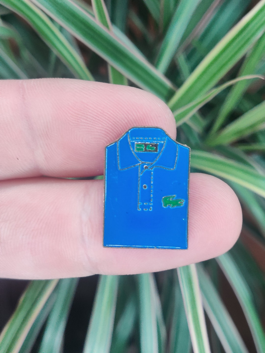 Lacoste Polo Vintage Enamel Pin Badge. - Etsy