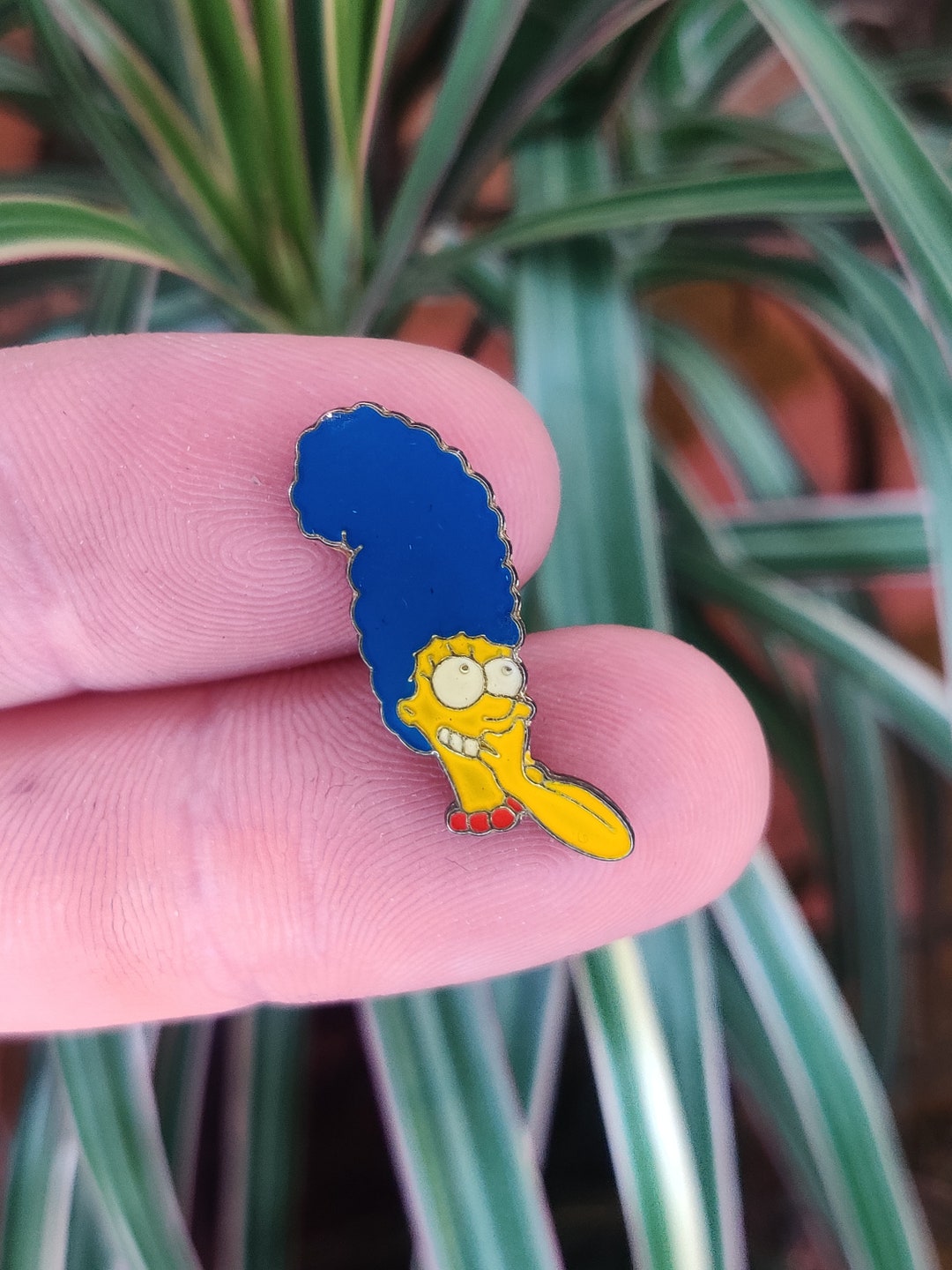 Marge Simpson, Vintage Lapel Pin Badge, Matt Groening, the Simpsons. - Etsy