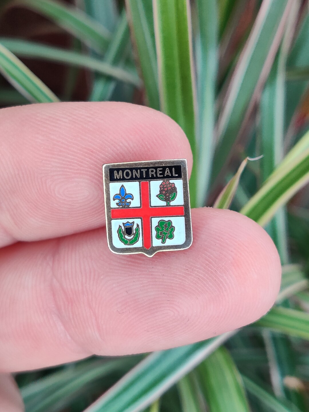 Montreal Vintage Enamel Enamel Lapel Pin Badge. - Etsy