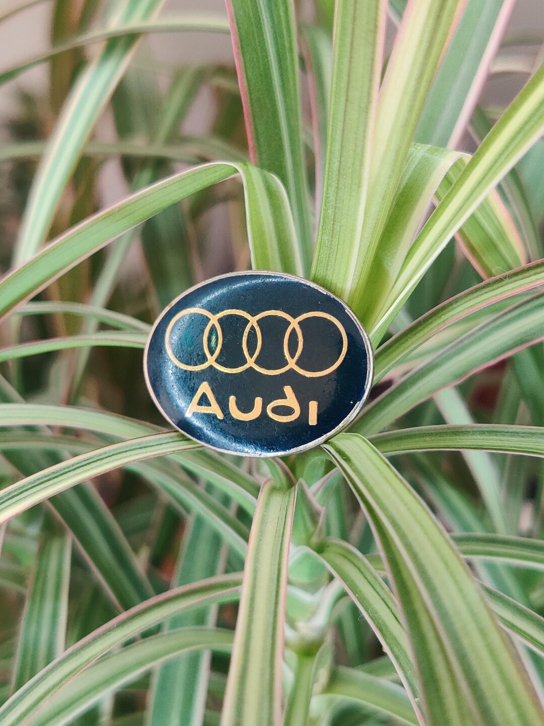 Audi Emblem Vintage Enamel Lapel Pin Badge. - Etsy