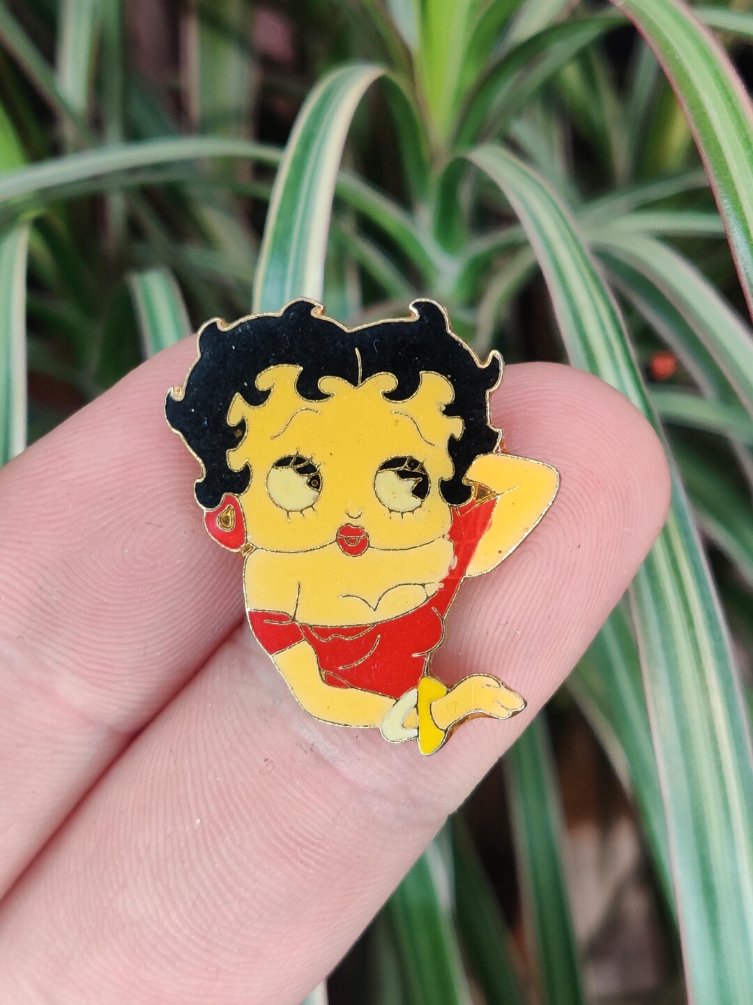 Betty Boop Vintage Enamel Lapel Pin Badge. - Etsy