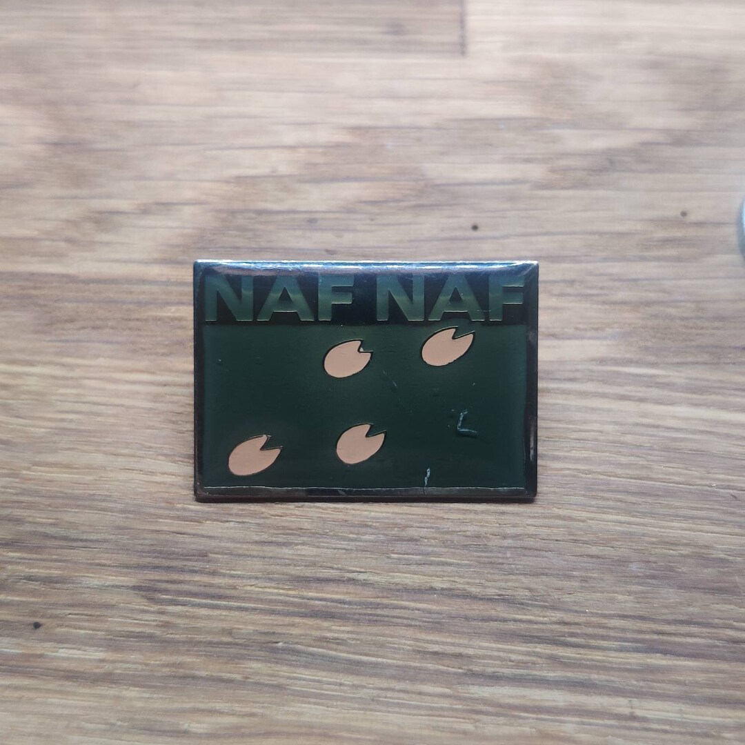Naf Naf French Designer Fashion Hat Tie Lapel Enamel Pin Badge. Vintage ...