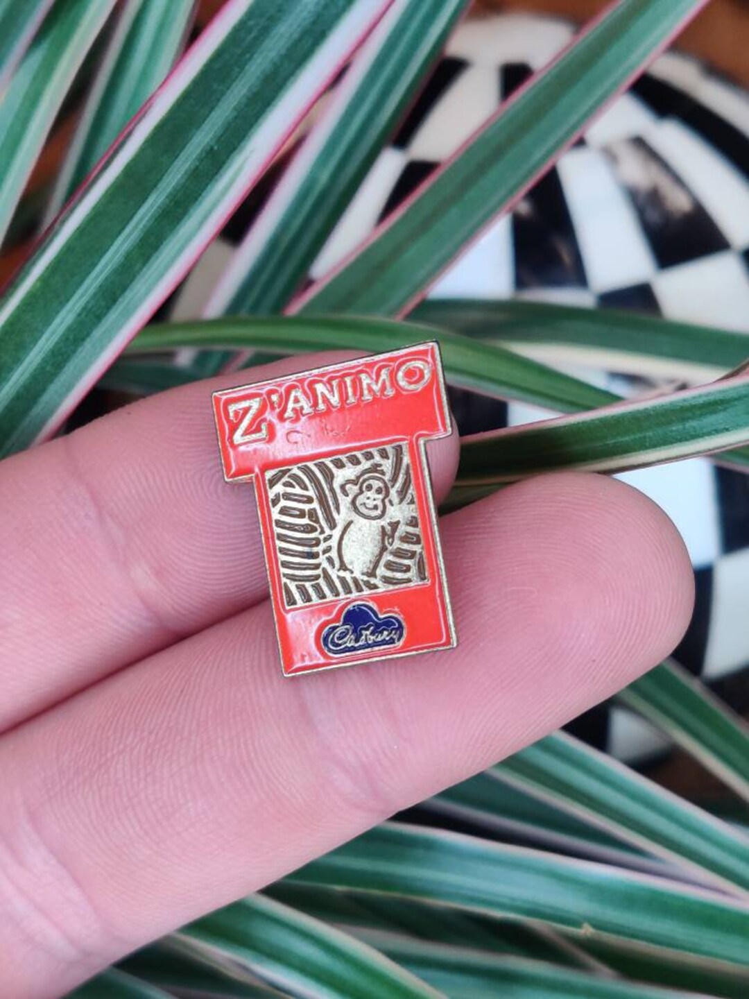 Cadbury Z'animo Vintage Enamel Lapel Pin Badge. - Etsy