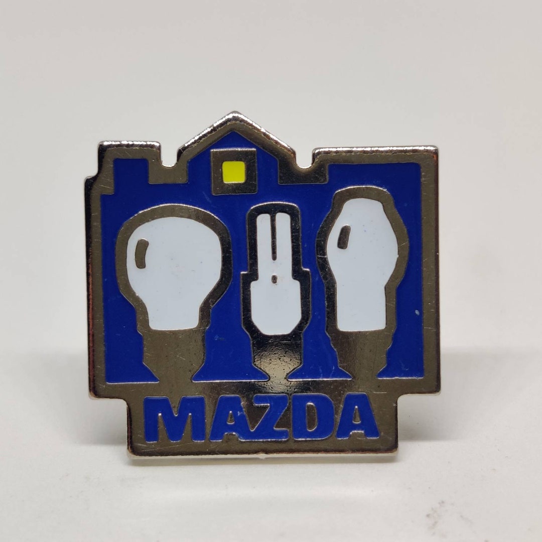 Mazda Vintage Enamel Pin Badge Vintage Advertising Gift Light Bulb - Etsy