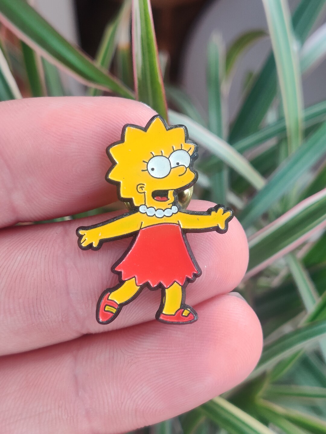 Lisa Simpson Vintage Enamel Lapel Pin Badge, Matt Groening, the Simpsons. - Etsy