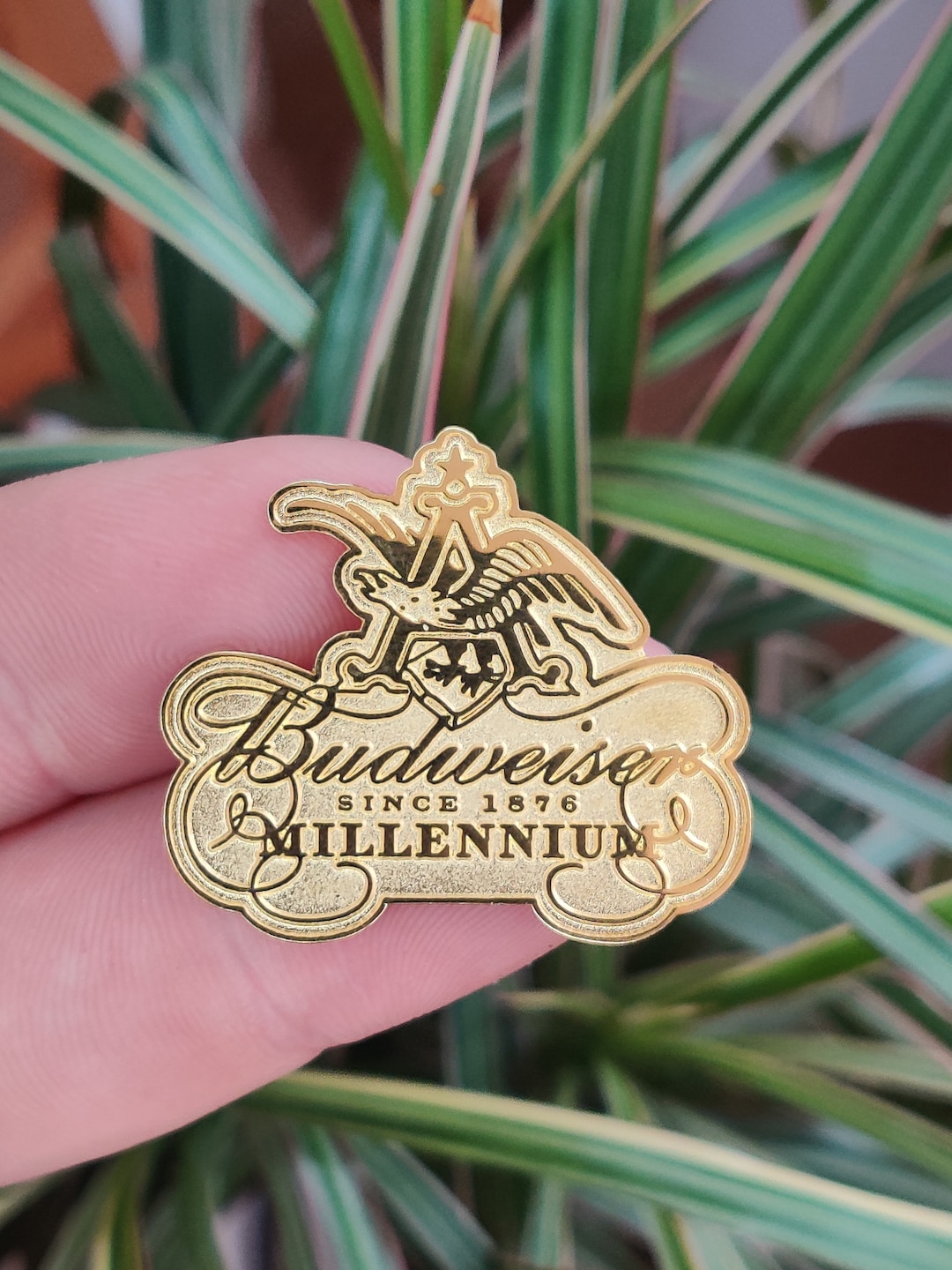 Budweiser Millennium Since 1876 Vintage Lapel Pin Badge, Vintage ...