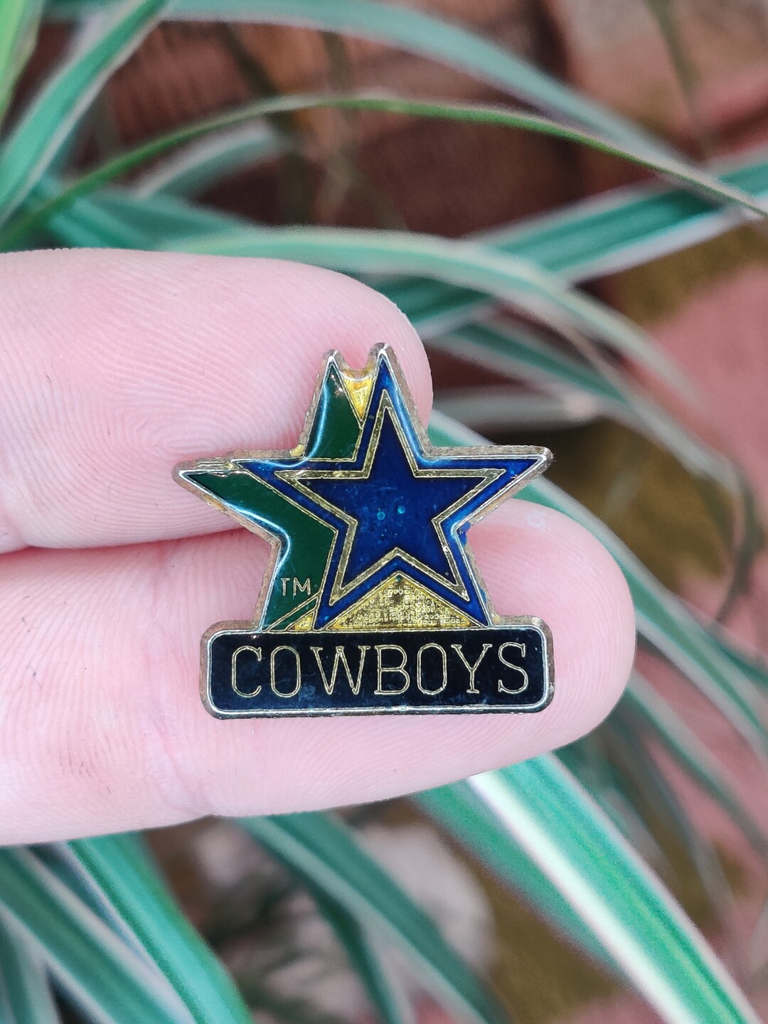 Dallas Cowboys NFL Vintage Enamel Lapel Pin Badge, American Football ...