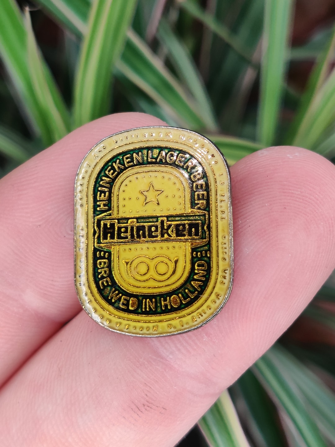 Heineken Lager Vintage Enamel Lapel Pin Badge. - Etsy