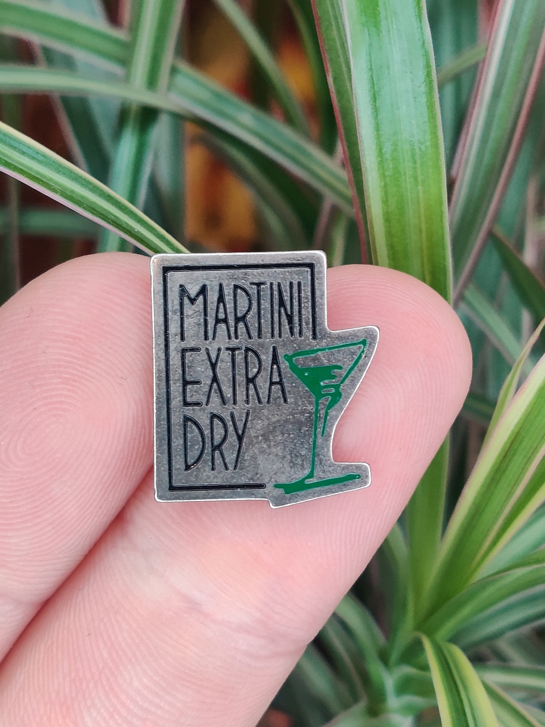 Martini Extra Dry Vintage Enamel Pin Badge. - Etsy