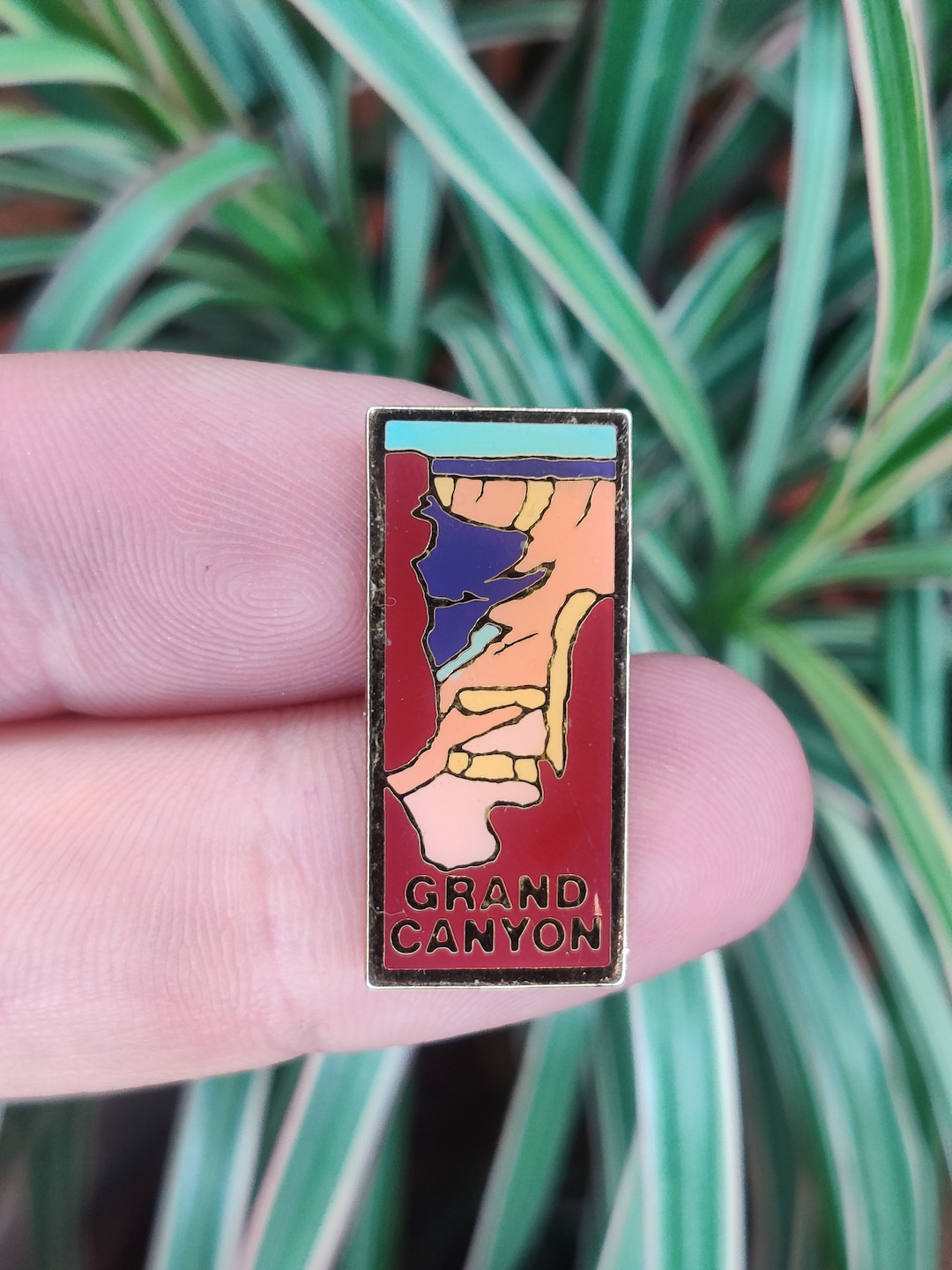 The Grand Canyon Arizona USA Vintage Enamel Lapel Pin Badge. - Etsy
