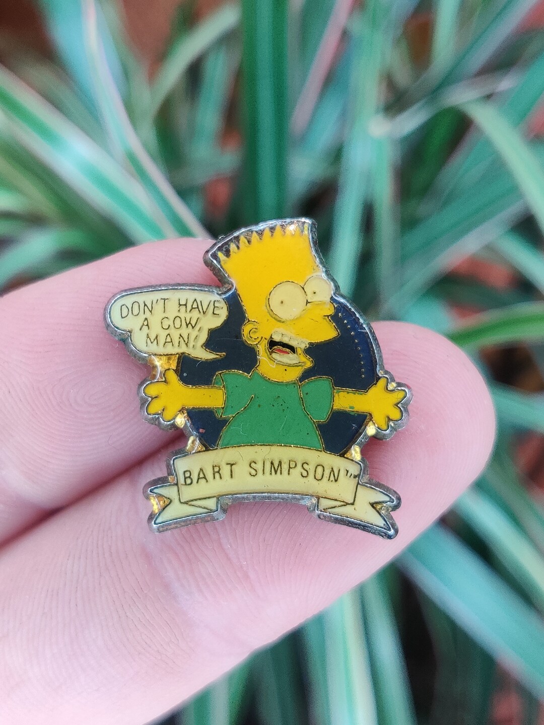 Bart Simpson Vintage Pin Badge, Matt Groening Bart Simpson, Cartoon - Etsy