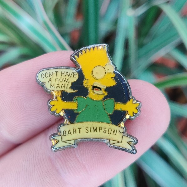 Bart Simpson Pin - Etsy