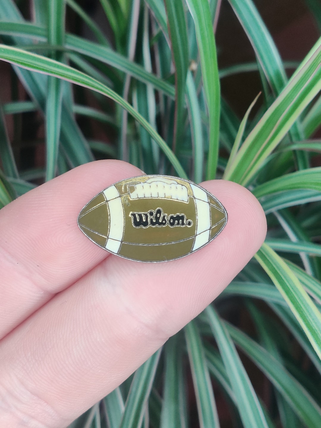 Wilson American Football NFL Vintage Enamel Lapel Pin Badge. - Etsy