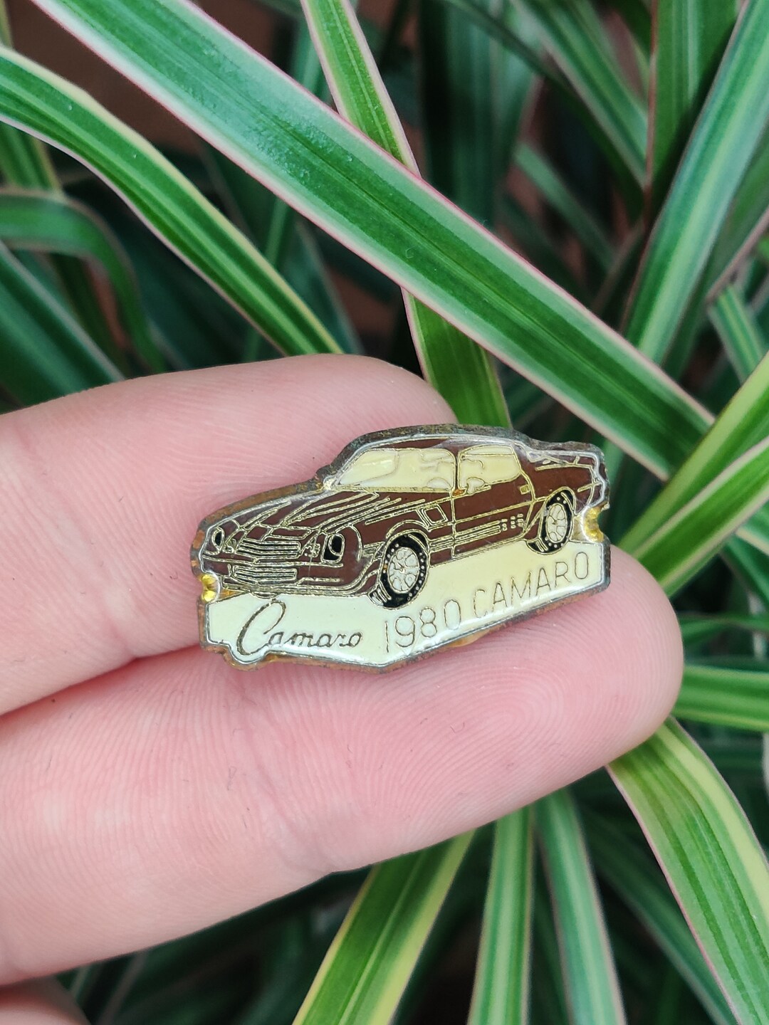 Chevrolet Camaro 1980, Vintage Enamel Lapel Pin Badge. - Etsy