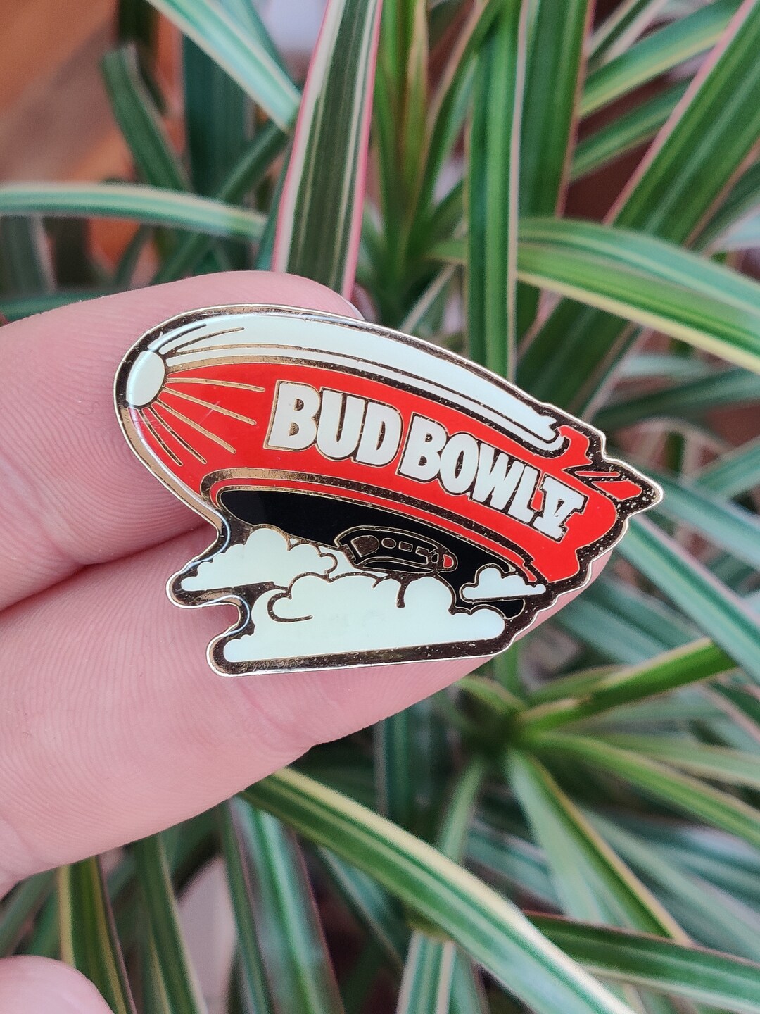 Budweiser Bud Bowl V 5 Vintage Enamel Lapel Pin Badge, Super Bowl ...