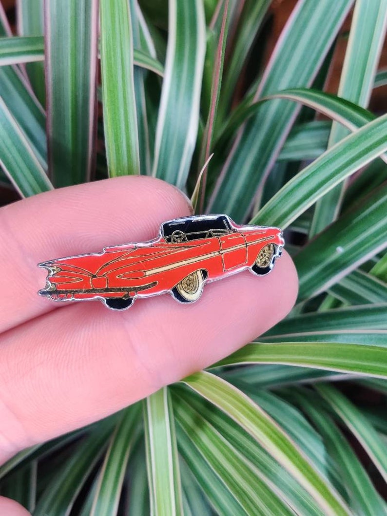 Chevrolet Impala 1959 Style Vintage Enamel Lapel Pin Badge. - Etsy