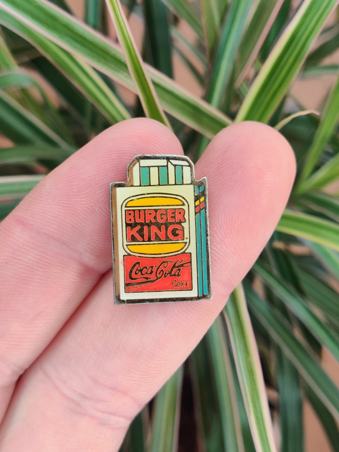 Burger King and Coca Cola Vintage Lapel Pin Badge. Coke - Etsy