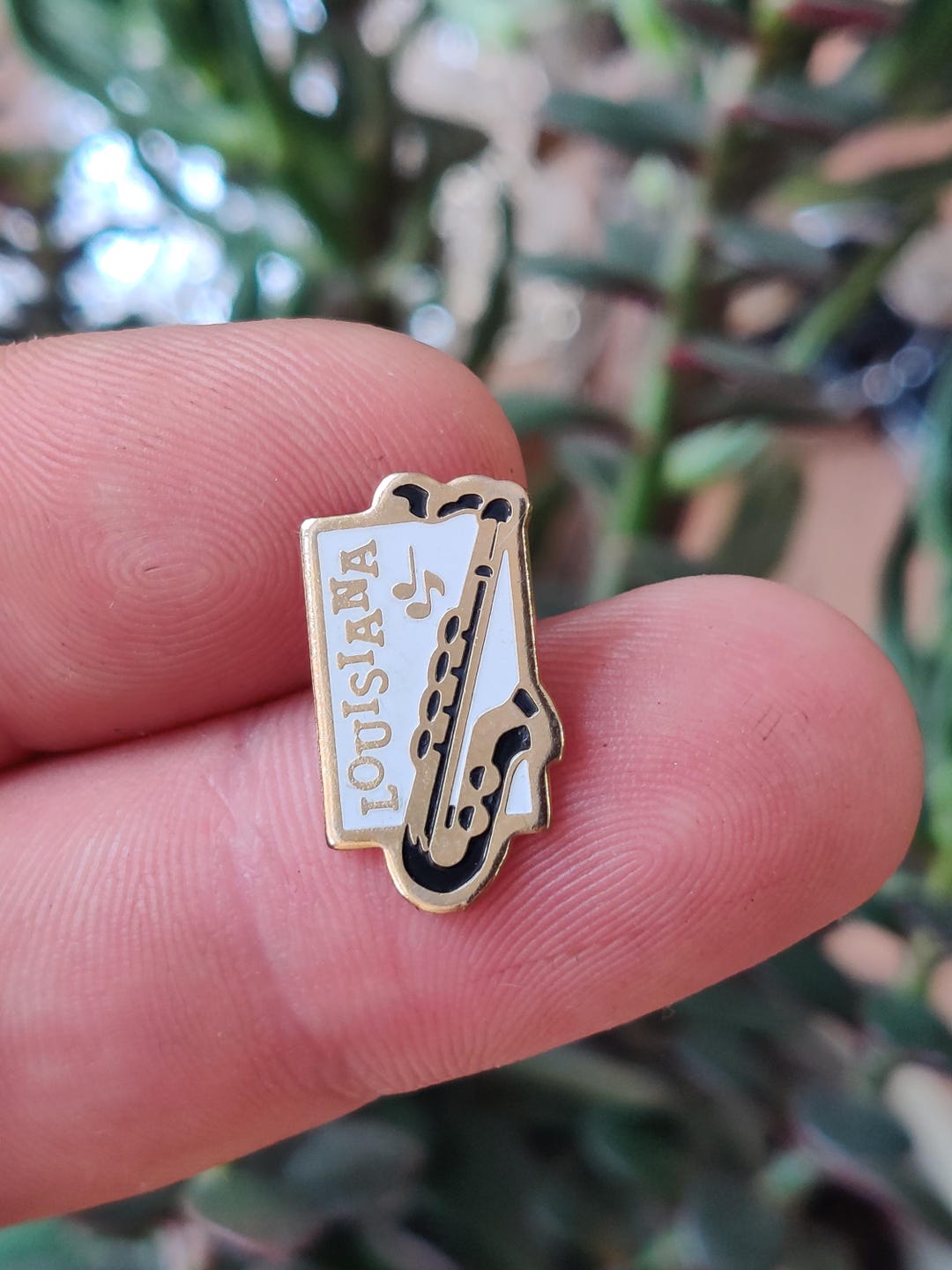 Louisiana USA, Vintage Enamel Lapel Pin Badge. - Etsy