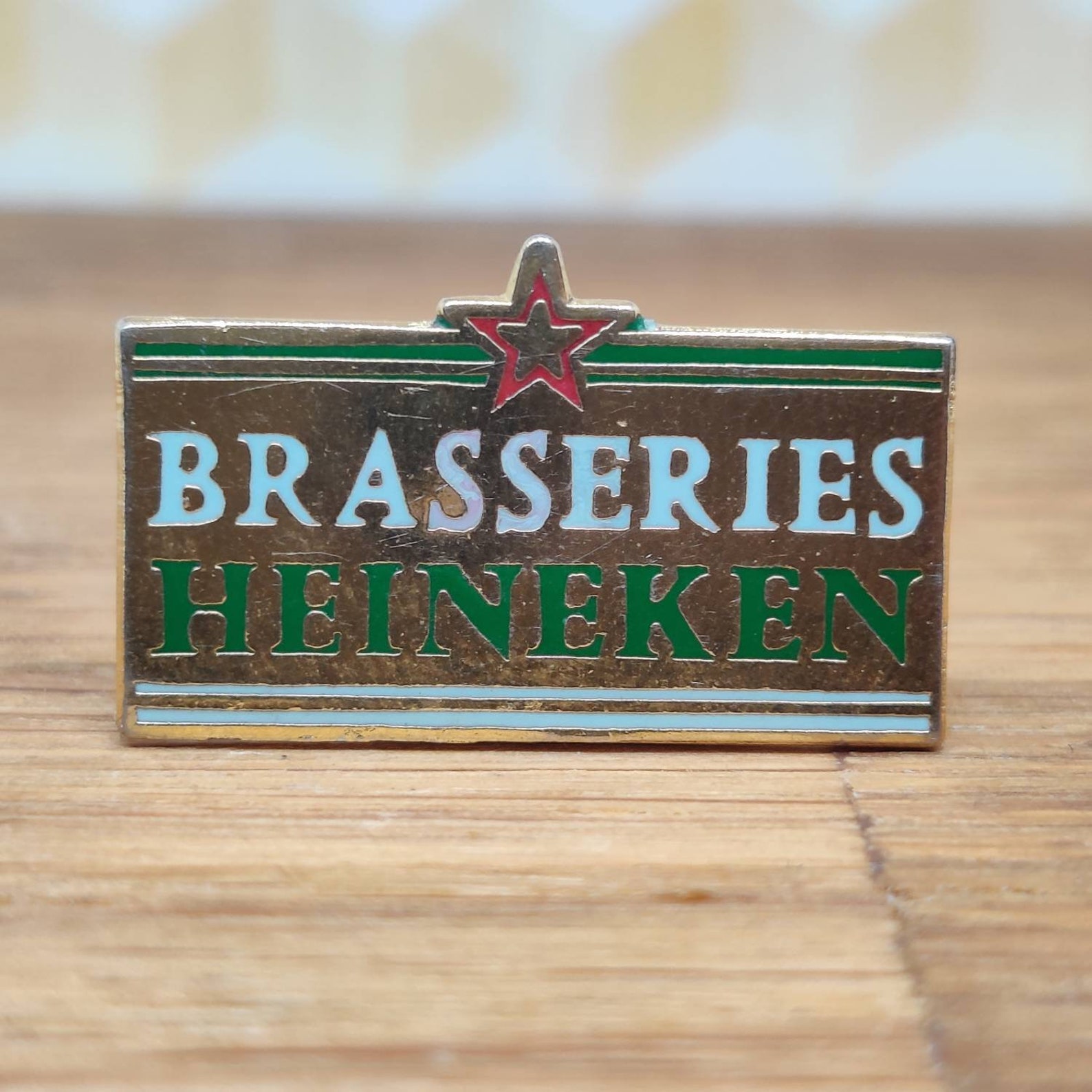 Heineken Brasseries Larger Pin Badge. Bar Pub Alcohol Beer - Etsy