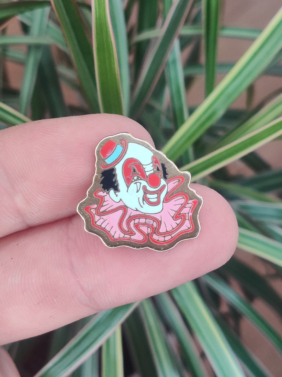 Circus Clown Vintage Enamel Lapel Pin Badge. - Etsy