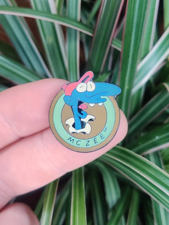 microsoft vintage enamel lapel - Gem