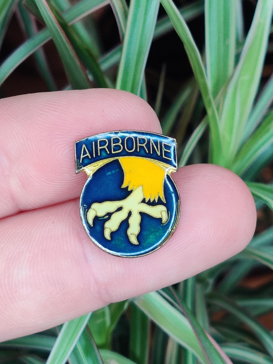United States Army Airborne Vintage Enamel Pin Badge. - Etsy