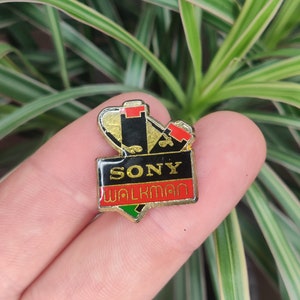 Sony Walkman Vintage Enamel Lapel Pin Badge. - Etsy