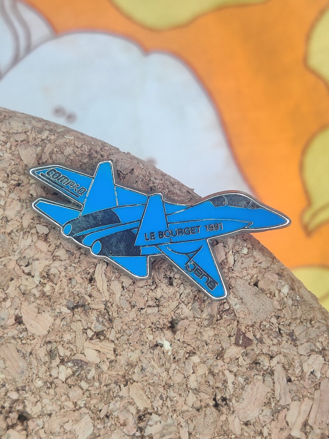 F-15 Eagle Fighter Jet Pin, Le Bourget 1991 Vintage Enamel Lapel Pin ...