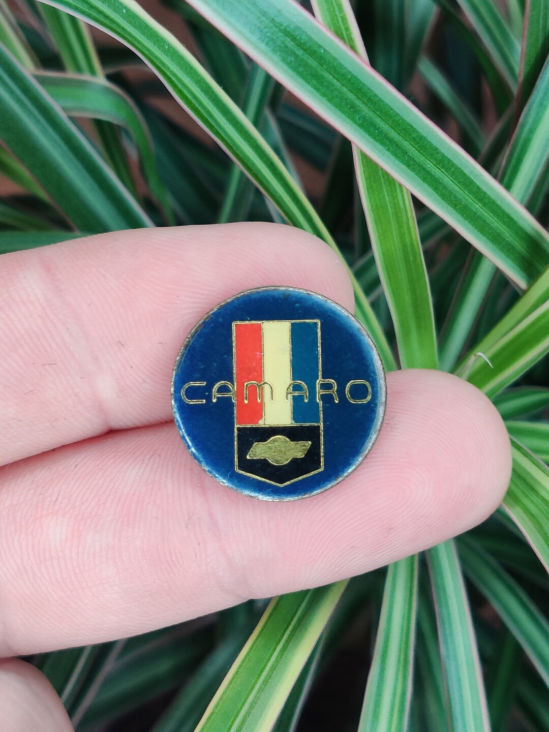 Chevrolet Camaro Emblem, Vintage Enamel Lapel Pin Badge. - Etsy
