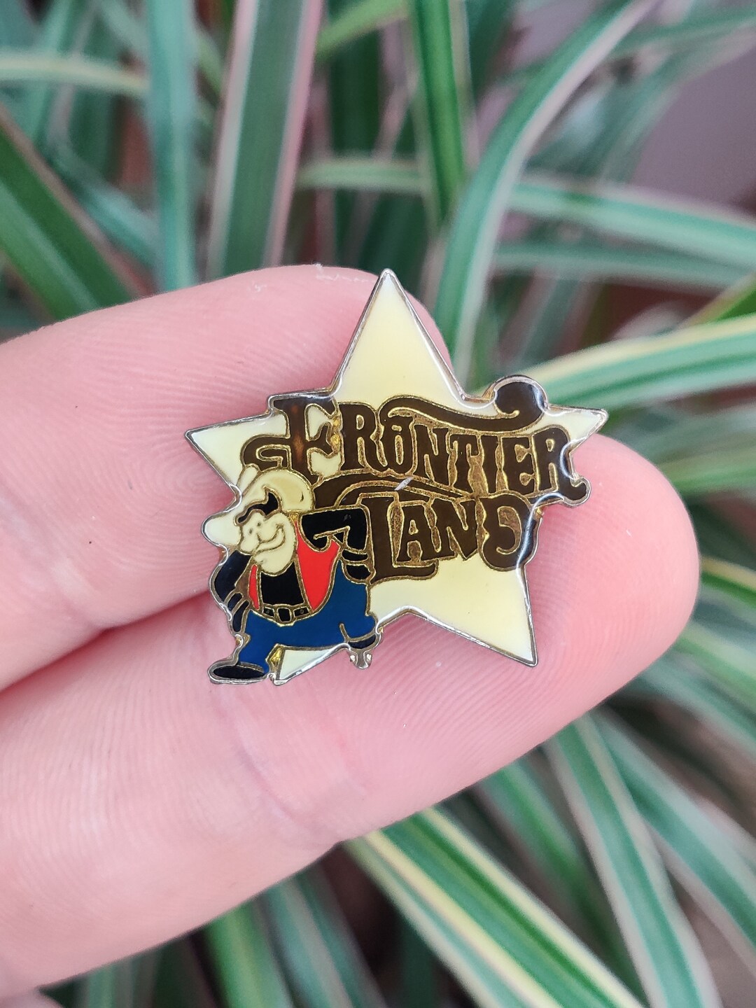 Frontier Land Texas Pete Disneyland Vintage Enamel Lapel Pin. - Etsy