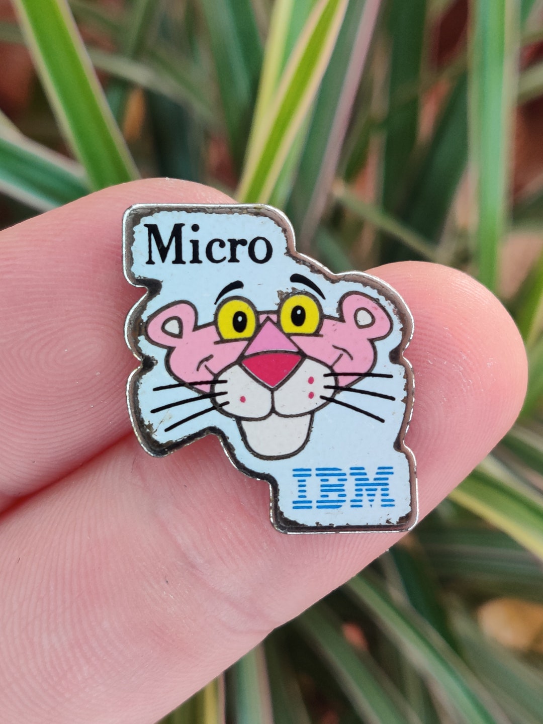 Pink Panther Micro IBM Vintage Pin Badge. 1993 Date Stamped. - Etsy