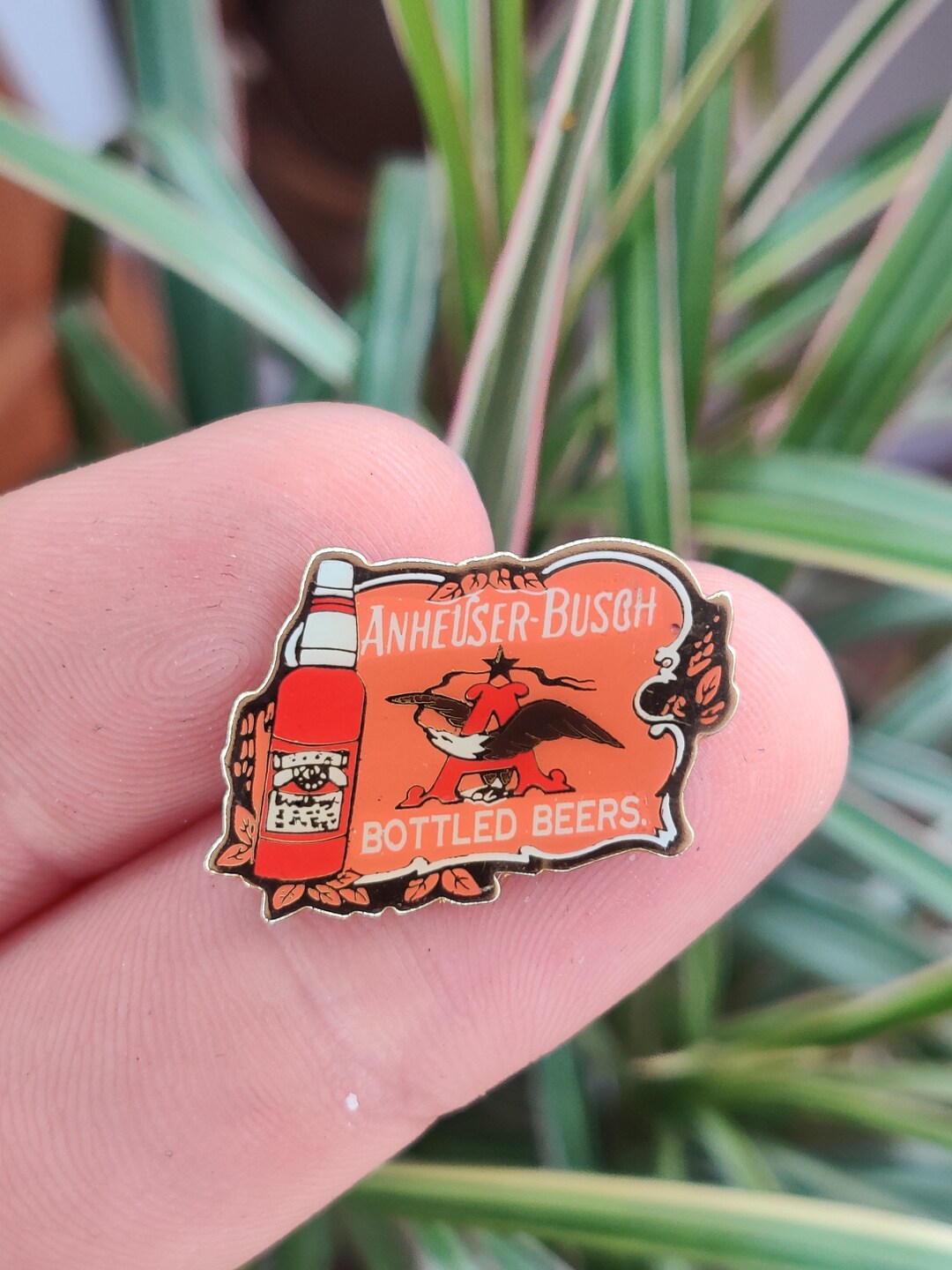 Budweiser Anheuser Busch Vintage Enamel Lapel Pin Badge, Vintage ...