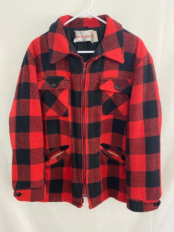 Vintage Vintage 60's Buffalo Plaid Chill Chaser Wool … - Gem