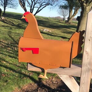 Chicken Mailbox | Black Chicken | Brown Chicken | Red Chicken | White ...