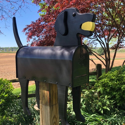 Labrador Retriever Mailbox Lab Unique Dog Mailbox Pp003 - Etsy