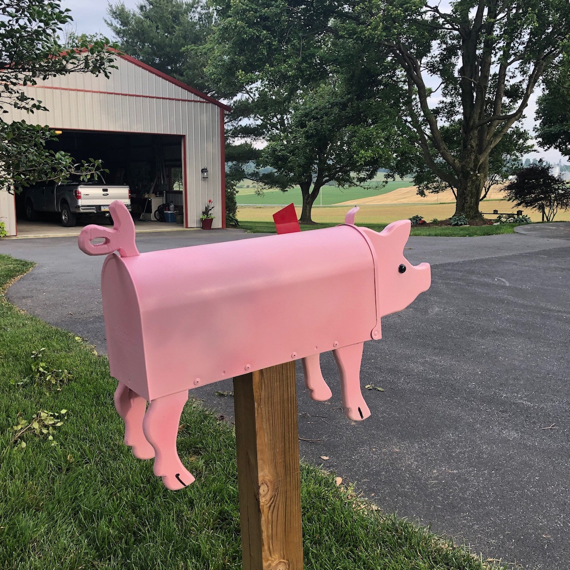 Unique and Quirky Pig Mailbox | PP004 - Etsy