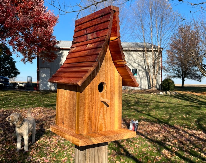 Wizard Birdhouse Hand Made From Reclaimed Wood BH15 - Etsy