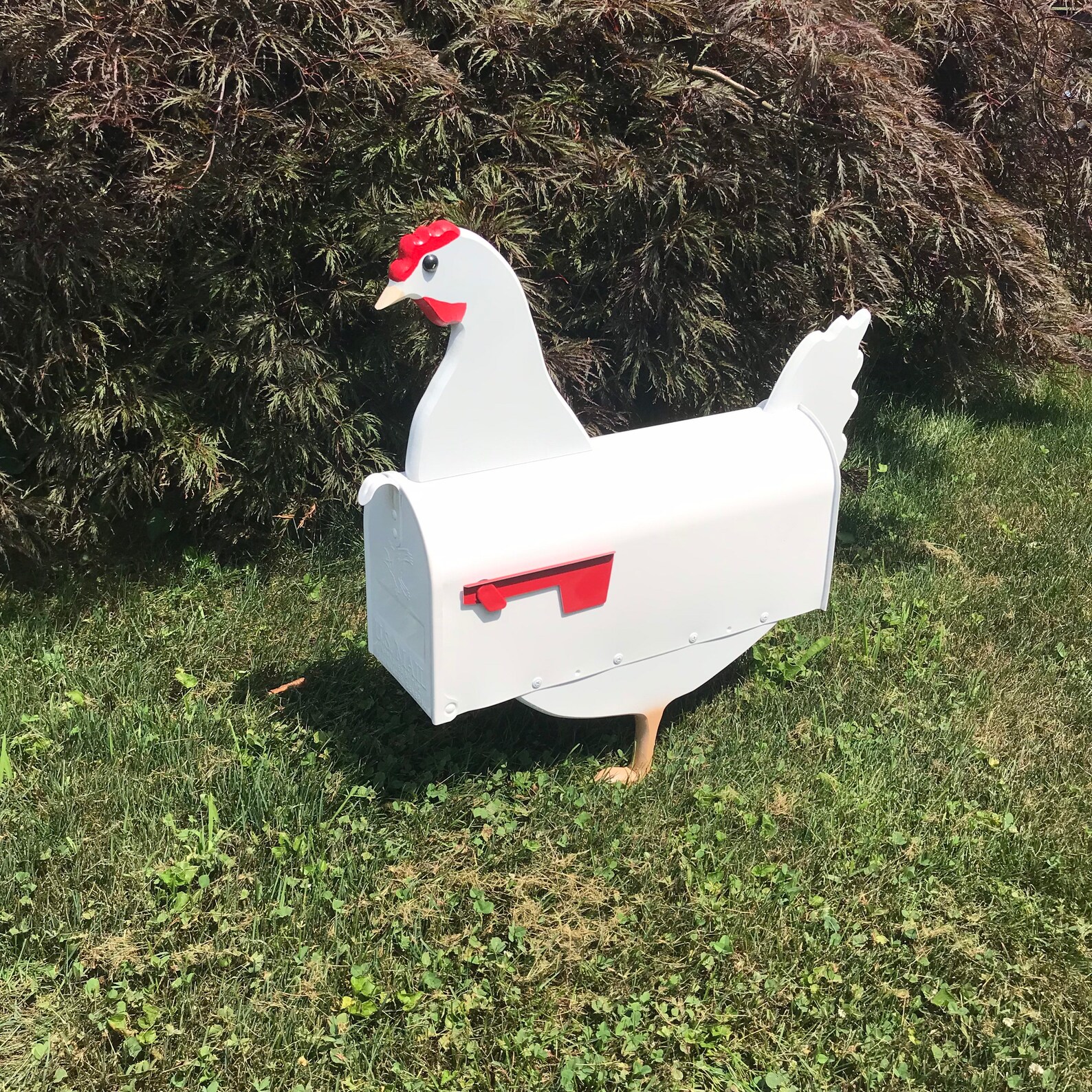 Chicken Mailbox Farm Animal Unique Mailbox PP017 | Etsy