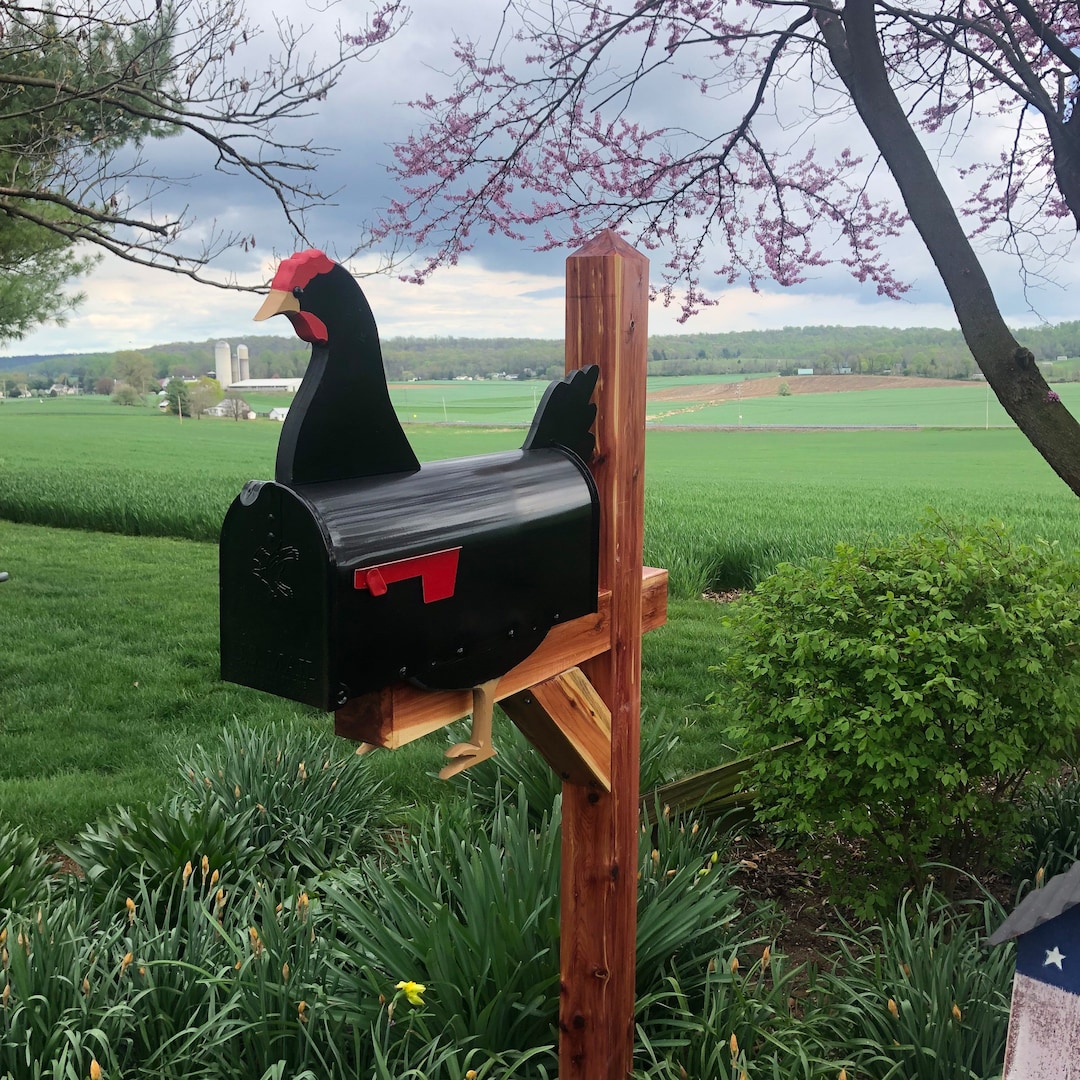Chicken Mailbox | Black Chicken | Brown Chicken | Red Chicken | White ...
