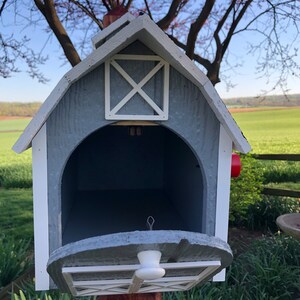 Handcrafted Dutch Barn Mailbox | Farmhouse Decor | Outdoor Rustic ...