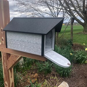 Marbled Poly Lumber Mailbox | Eco-friendly Recycled Plastic | Durable ...