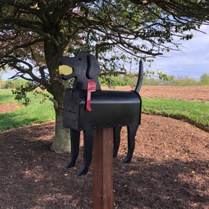 Labrador Retriever With Ball Mailbox | Unique Dog Mailbox | PP003B - Etsy