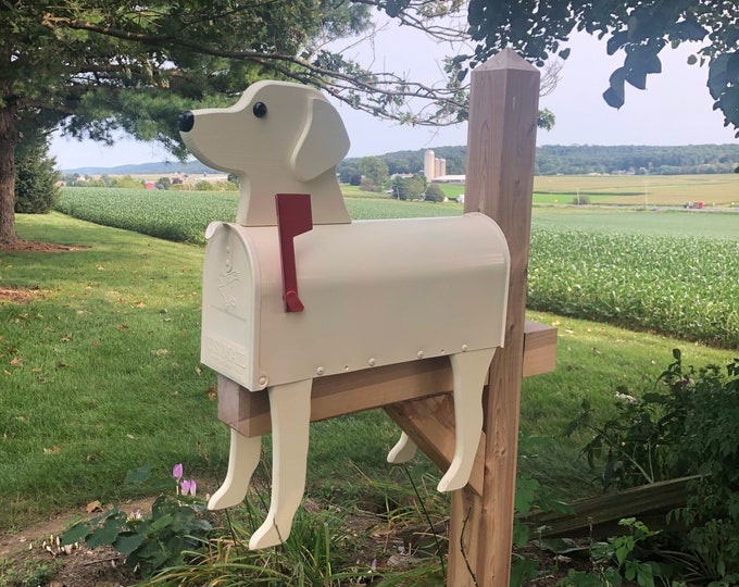 Labrador Retriever Mailbox Lab Unique Dog Mailbox Pp003 - Etsy