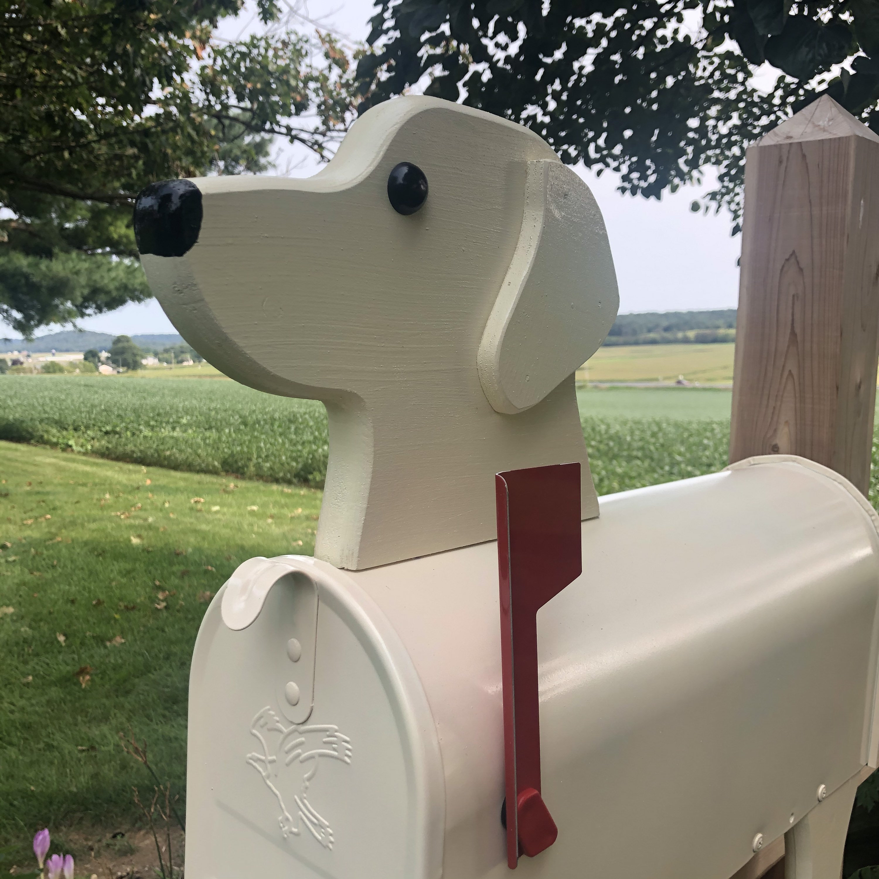 Labrador Retriever Mailbox | Lab | Unique Dog Mailbox | Pp003 - Etsy