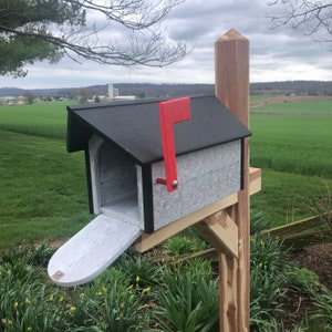 Marbled Poly Lumber Mailbox | Eco-friendly Recycled Plastic | Durable ...