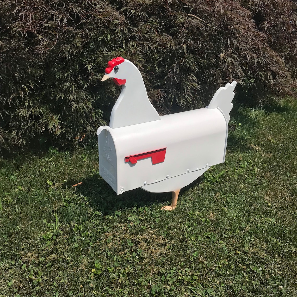 Chicken Mailbox Farm Animal Unique Mailbox PP017 | Etsy