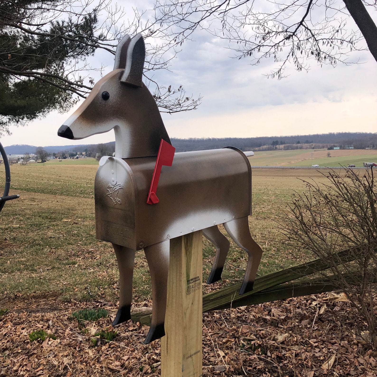 Deer Mailbox | Unique Doe Mailbox | Buck Mailbox | PP040 - Etsy