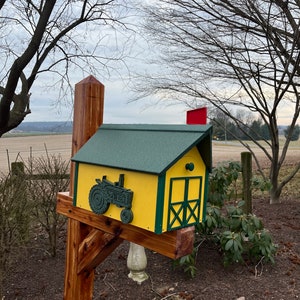 Tractor Mailbox Made With Durable Poly Lumber | Amish Made | Recycled ...